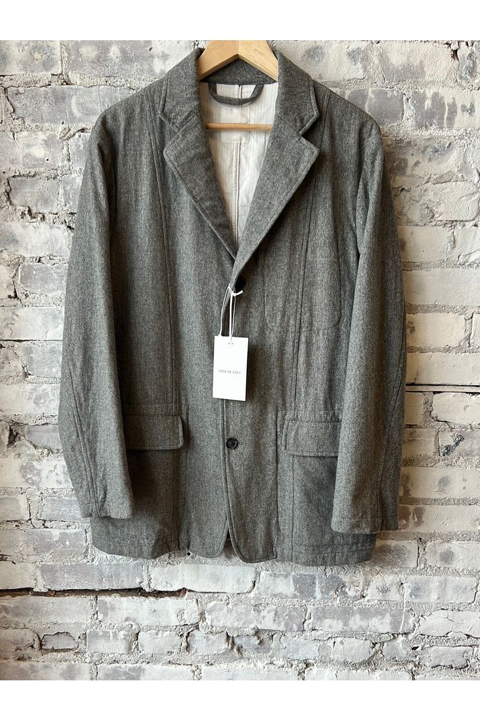 Three Button Jacket - Light Grey – DUNE + SALT